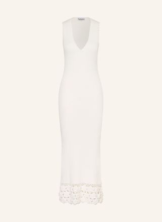 Ganni Strickkleid beige