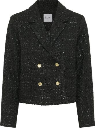 Saint Tropez Femme, Vestes, Noir, Taille: 42 FR Blazers