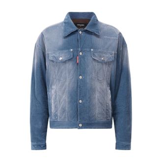 Dsquared2 Puffer Jacke aus Cord