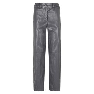 Herno Kunstlederhose - - Trousers - Damen - Grau - XS