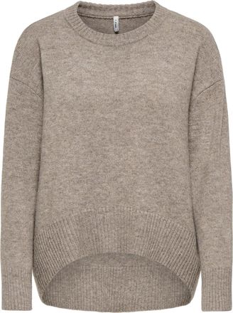 Only Onlalivia Ls High-Low O-Neck Noos KNT