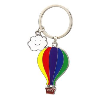 Valiclud Hei&szlig;luftballon-Schl&uuml;sselanh&auml;nger, Gedenkgeschenk, Handtaschen-Schl&uuml;sselanh&auml;nger, Metall-Schl&uuml;sselanh&auml;nger f&uuml;r Handtasche, niedlicher Schl&uuml;sselanh&auml;nger