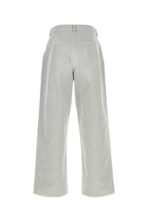 Maison Margiela Mens Pockets Trousers Gray Cotton