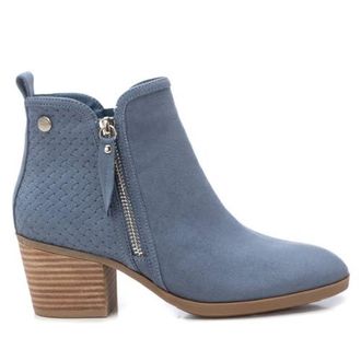 Refresh Bottines Femme Bleu jean - Chaussures confortables et polyvalentes - Mode d&eacute;contract&eacute;e - Mod&egrave;le 17262103 (Taille37)