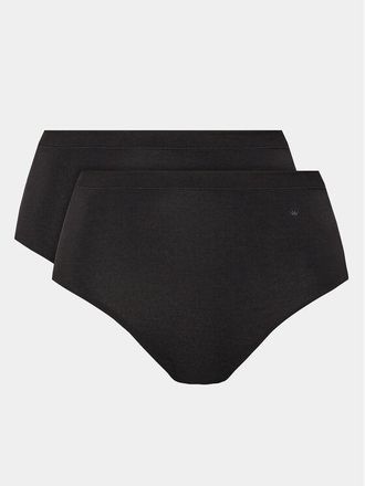 Triumph Klassische Pantys mit hohem Bund-Set Smart Natural 10214889 Schwarz