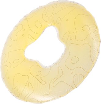 OSALADI Silikon Gesichtskissen f&uuml;r Massageliegen mit &Ouml;ffnung Weiches Spa Kissen Abnehmbar Komfortables Kosmetikstudio Zubeh&ouml;r Gelb