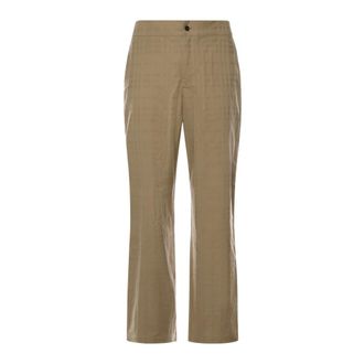 Burberry Homme, Pantalons, Beige, Taille: 2XL Wide Pantalons
