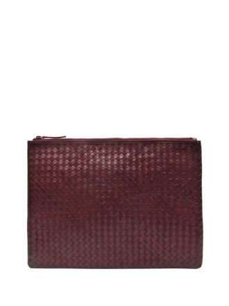 Dragon Diffusion Clutch mit Webmuster - Rot