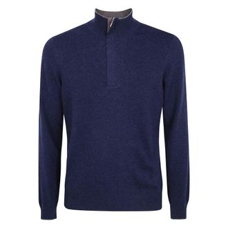 Gran Sasso Col roul&eacute;s - Homme - Pulls - Bleu - Taille: 2XL