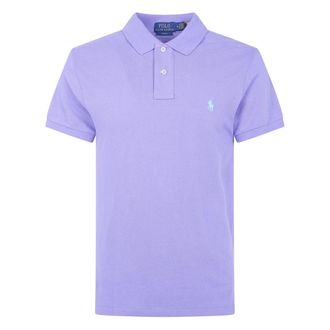 Polo Ralph Lauren Homme, Tops, Violet, Taille: S Polo Maille Manches Courtes