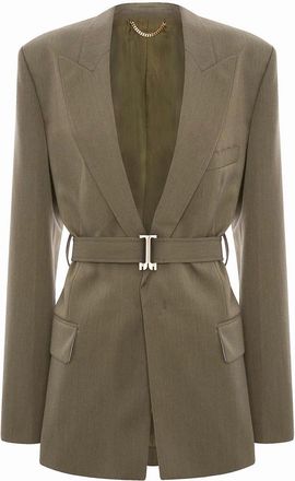 Victoria Beckham Blazer - Gr&uuml;n