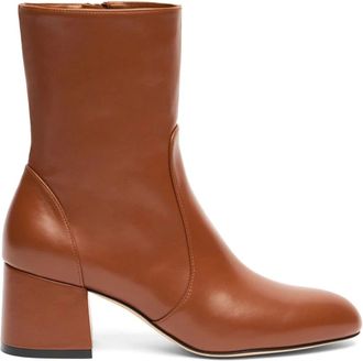 Stuart Weitzman Essentialist ZIP 60 - - Shoes - Damen - Braun - 39 1/2 EU