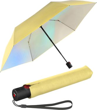 Knirps Taschenschirm U.200 Ultra Light Duomatic mit UV- und Hitzeschutz mit irisierender Beschichtung - vanilla