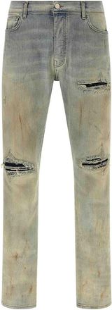 Amiri Straight Leg Jeans - Beige