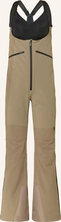 Peak Performance Softshell-Skihose Stretch Bib braun