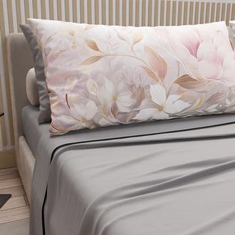 Petti Artigiani Italiani Petti Artigiani Italiani - Bettwäsche aus Baumwolle mit Kissenbezügen mit Digitaldruck, für Doppelbett, Maxi, komplett Ober- und Unterlaken mit Ecken,