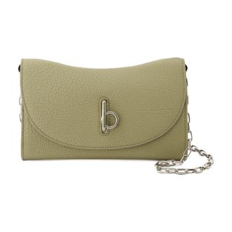 Burberry Womens Rocking Horse Wallet Beige Calfskin