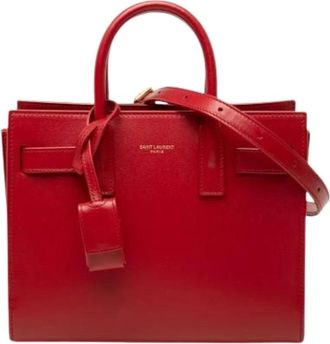 Saint Laurent Pre-owned Sac De Jour Satchel - Femme - Pre-owned - Rouge - Taille: ONE Size