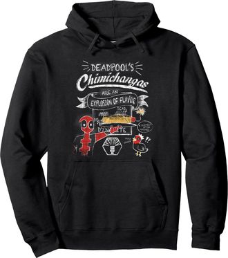 MARVEL Deadpools Chimichangas Explosion of Flavor Pullover Hoodie