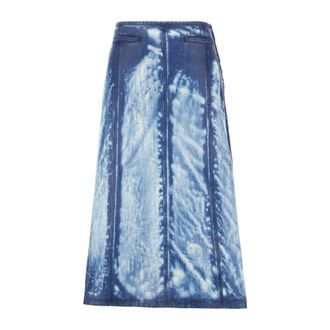 Diesel Femme, Jupes, Bleu, Taille: W30 Pocket A-line Skirt