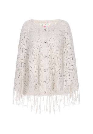 Izia Poncho Frauen grau