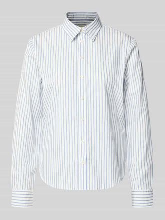 GANT Regular Fit Bluse mit Label-Stitching
