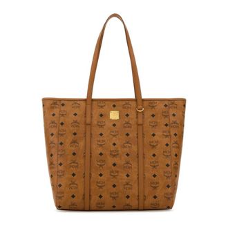 MCM Toni Canvas Einkaufstasche - - Bags - Damen - Braun - ONE SIZE
