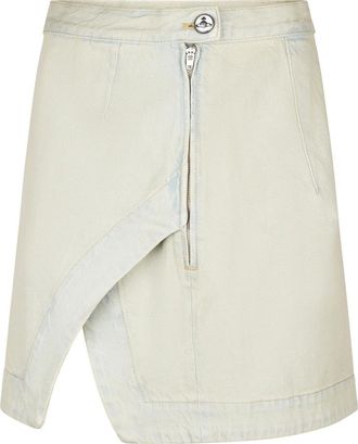 Vivienne Westwood Femme, Jupes, Bleu, Taille: 36 FR Rita Denim Skirt