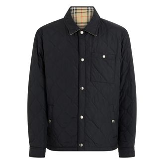 Burberry Reversible Quilted Jacket - - Jackets - Herren - Schwarzk - 2XL