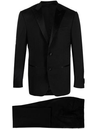 Corneliani costume trois-pi&egrave;ces &agrave; simple boutonnage - Noir