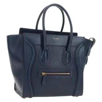 Celine Sac &agrave; main vintage Pre-owned - Femme - Pre-owned - Bleu - Taille: ONE Size
