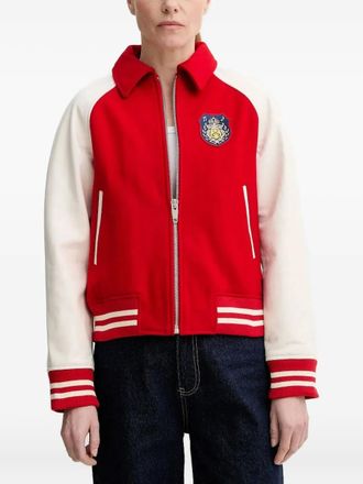 The Kooples veste à patch logo - Rouge