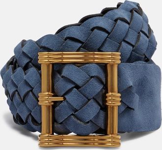 Etro Wendbarer G&uuml;rtel Ardiglione aus Veloursleder