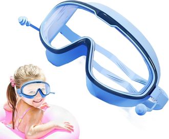 Generico Schwimmbrille f&uuml;r Kinder, Schutzbrille, verstellbar, Antibeschlag, wasserdicht, f&uuml;r Wettbewerb, Pool,, Tauchen, Training