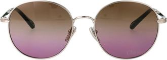 Chlo&eacute; Geometrische Sonnenbrille - - Accessories - Damen - Grau - 55 MM
