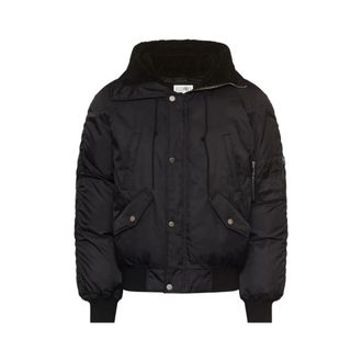 Maison Margiela Kapuzen-Nylon-Pufferjacke - - Jackets - Herren - Schwarzk - M