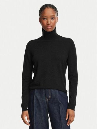 Max Mara Rollkragenpullover Kiku 2625366092 Schwarz Regular Fit