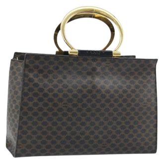 Celine Pre-owned Vintage Macadam Handtasche - - Pre-owned - Damen - Schwarzk - ONE SIZE