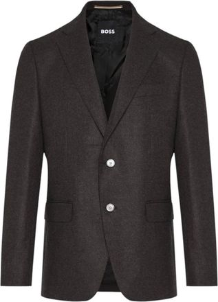 HUGO BOSS Homme, Vestes, Brun, Taille: 2XL Hutson Slim Fit Blazer