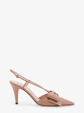 Valentino Garavani Bowow leather decollet&eacute; slingback - VALENTINO GARAVANI - gender_Woman