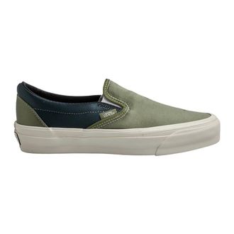Vans Satin Slip-On Sneakers mit Premium-Finish - - Shoes - Herren - Gr&uuml;n - 36 1/2 EU