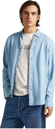 Pepe Jeans London Herren Petri Shirt, Blau (Oxford Blue), XL