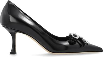 Jimmy Choo London Femme, Chaussures, Noir, Taille: 38 1/2 EU Auria Heeled Chaussures