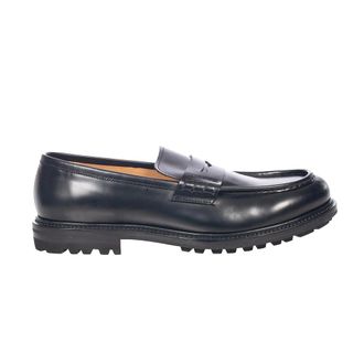 Henderson Leder Mokassin Gummisohle Handgefertigt in Italien - - Shoes - Herren - Schwarzk - 41 EU