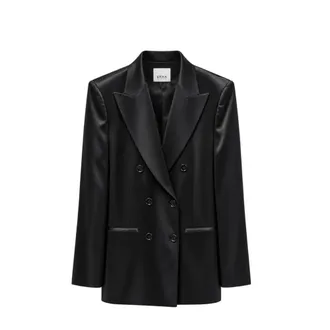 Erika Cavallini Semi Couture Blazer Double-breasted - Femme - Vestes - Noir - Taille: 42 FR