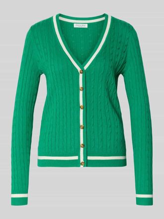 Christian Berg Strickjacke mit V-Ausschnitt