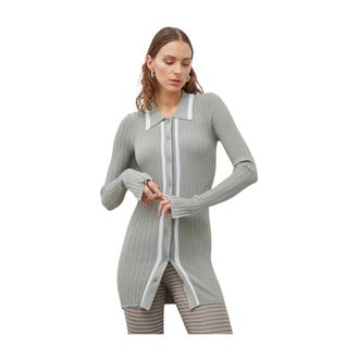Remain Femme, Pulls, Gris, Taille: 40 FR Cardigan c&ocirc;tel&eacute;