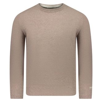 Woolrich Homme, Pulls, Beige, Taille: M Pull col rond en laine dagneau