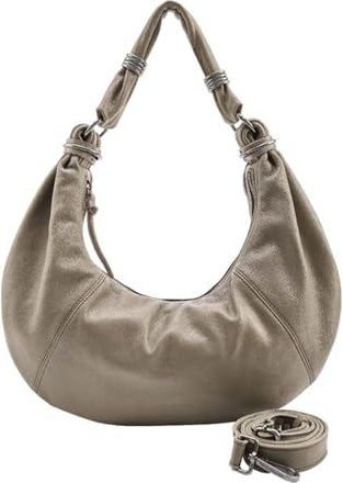 Fredsbruder Cuir sac &agrave; &eacute;paule bandouli&egrave;re Always With You Hobo Muddy Khaki taupe