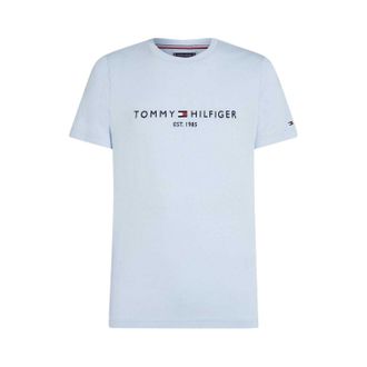 Tommy Hilfiger T-Shirt f&uuml;r Damen, Rundhalsausschnitt (Lebhaftes Blau)